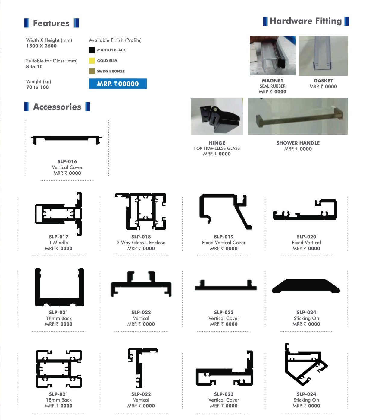 Framed Shower Systems | Slimx Profiles by Hardwyn